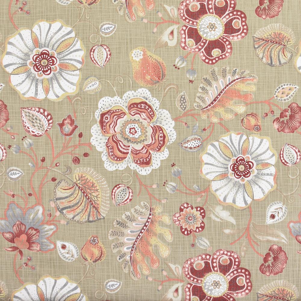 Charleston Fabric Collection Floral Stripe