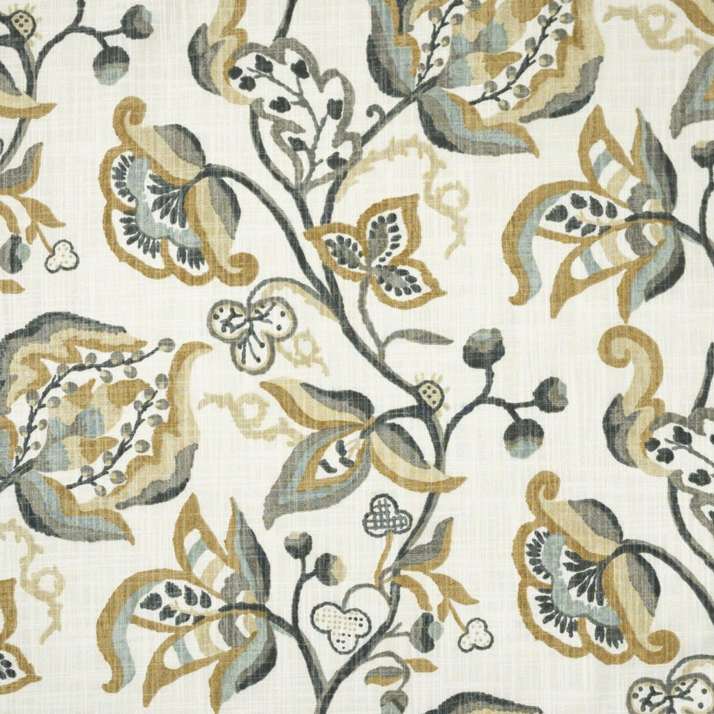 Charleston Fabric Collection Floral Stripe