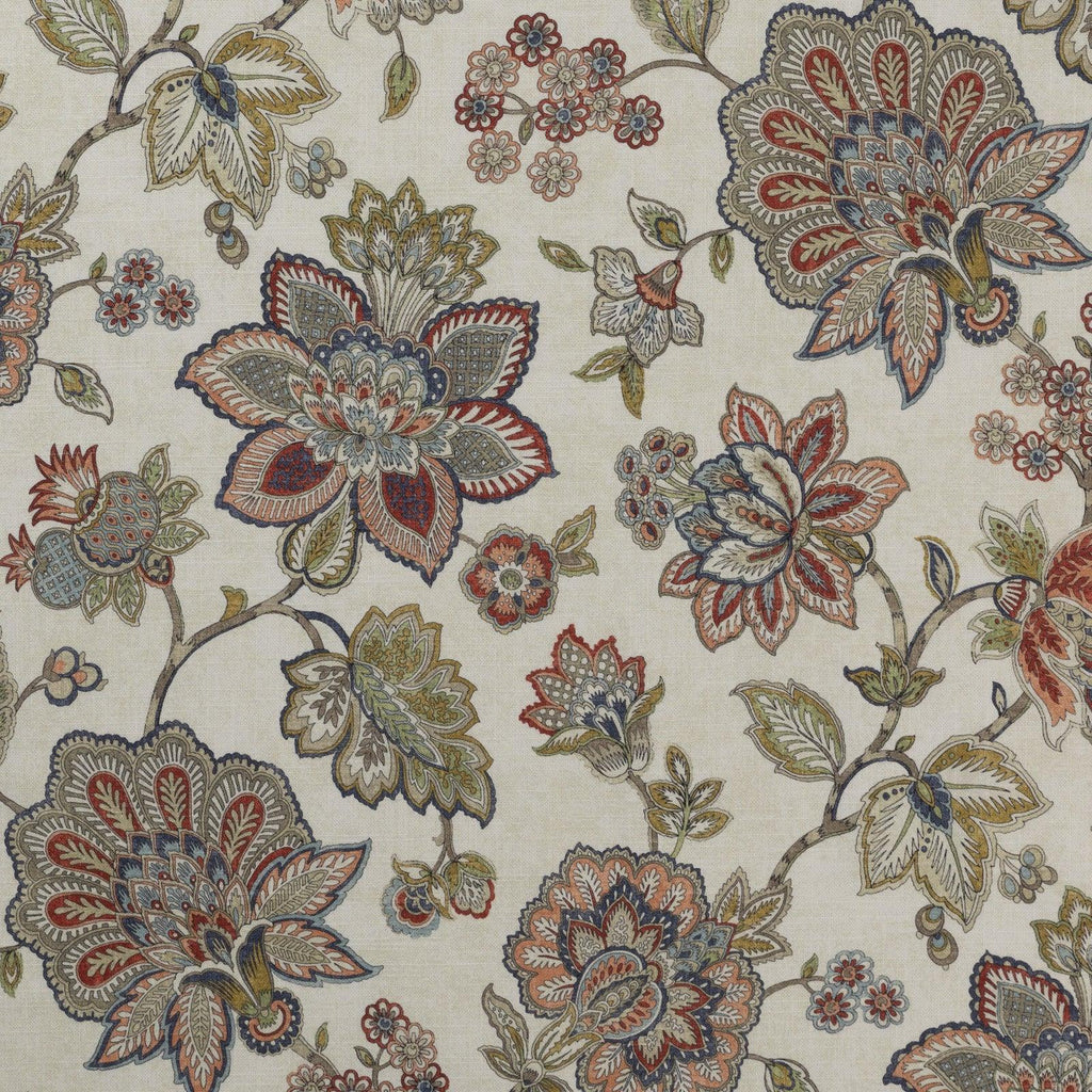 Charleston Fabric Collection Floral Stripe