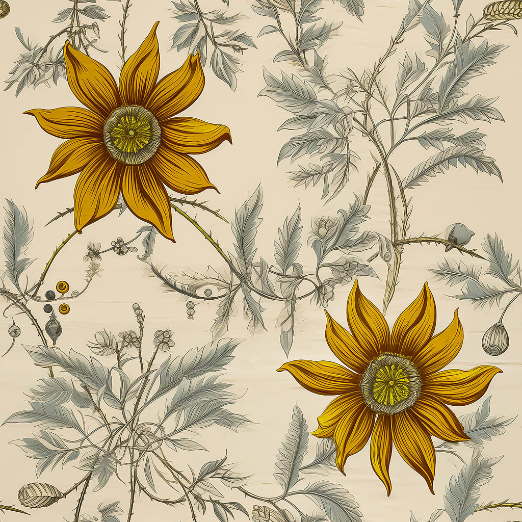 Romanov Saffron – Charleston Fabrics