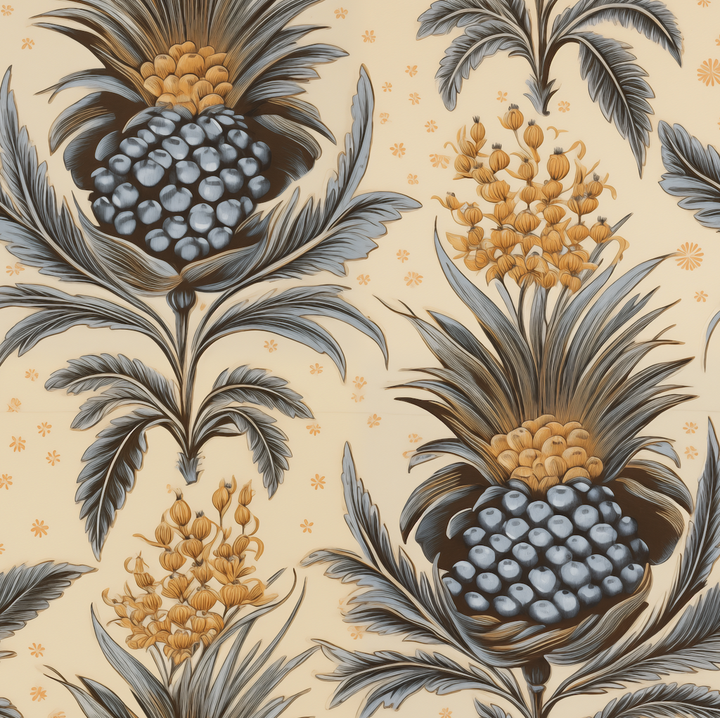Grand Navarre Blue – Charleston Fabrics